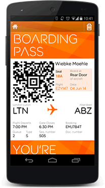 Mobile Boarding Passes| easyJet